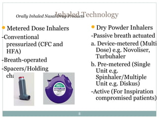 Inhalation analytical techniques 1 | PPT
