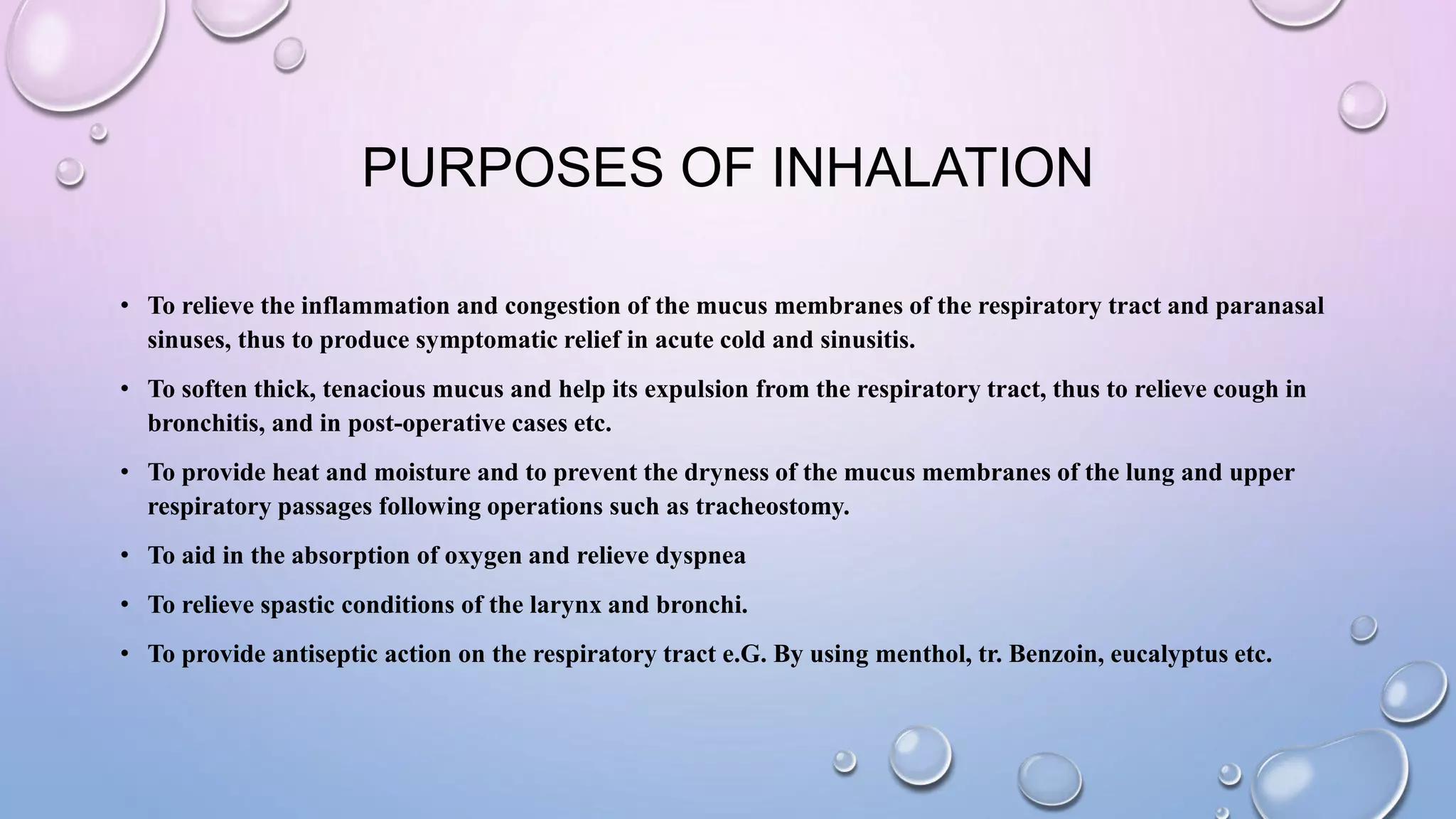 Inhalations | PPTX