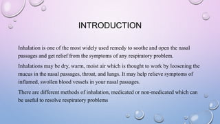 Inhalations | PPTX