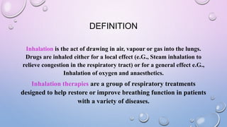 Inhalations | PPTX