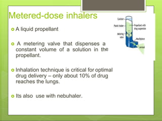 Inhalation therapy | PPTX