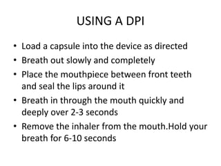 Inhalation therapy | PPT