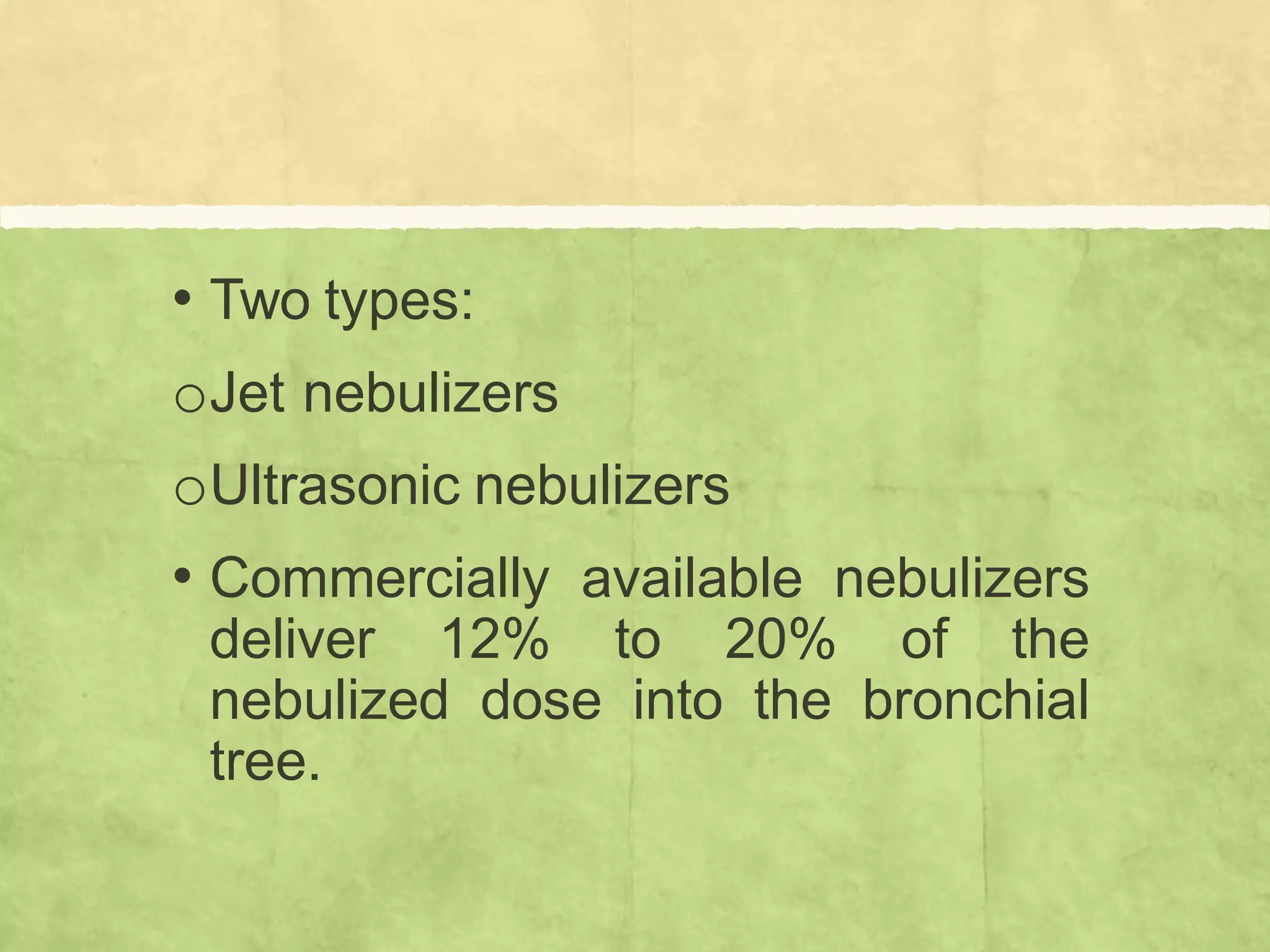 Inhalation therapy | PPTX