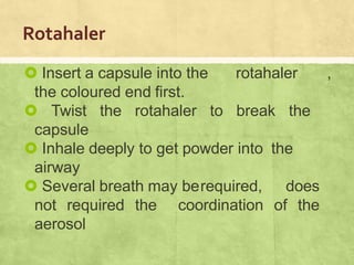 Inhalation therapy | PPTX