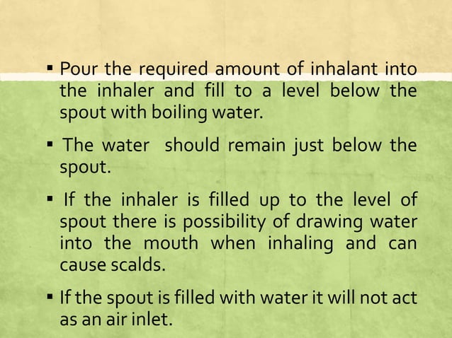 Inhalation therapy | PPTX | Lung and Respiratory Health | Diseases and ...