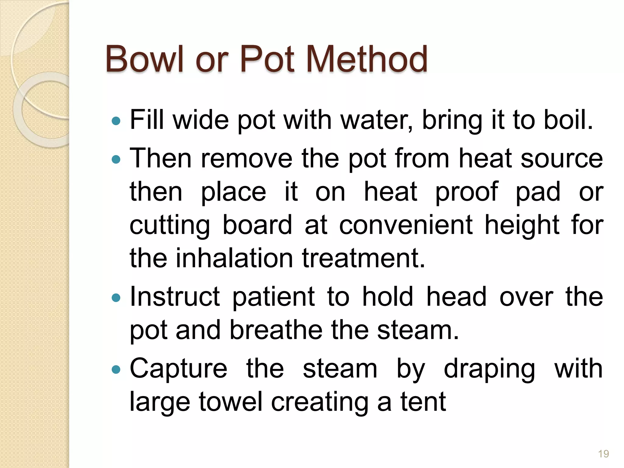Inhalation therapy | PPTX