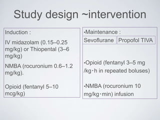 inhalation vs TIVA in CVS.pptx