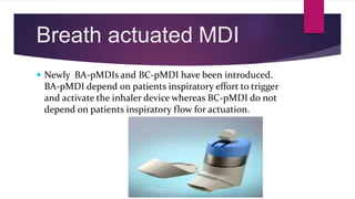 Inhaled medication in bronchial asthma | PPT