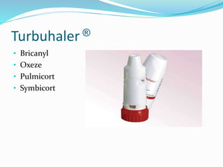 Inhaled Medications Used in Respiratory Disease | PPTX