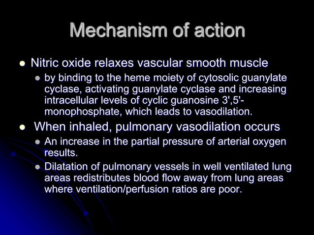 Inhaled Nitric Oxide in Acute Respiratory Distress Syndrome | PPSX ...