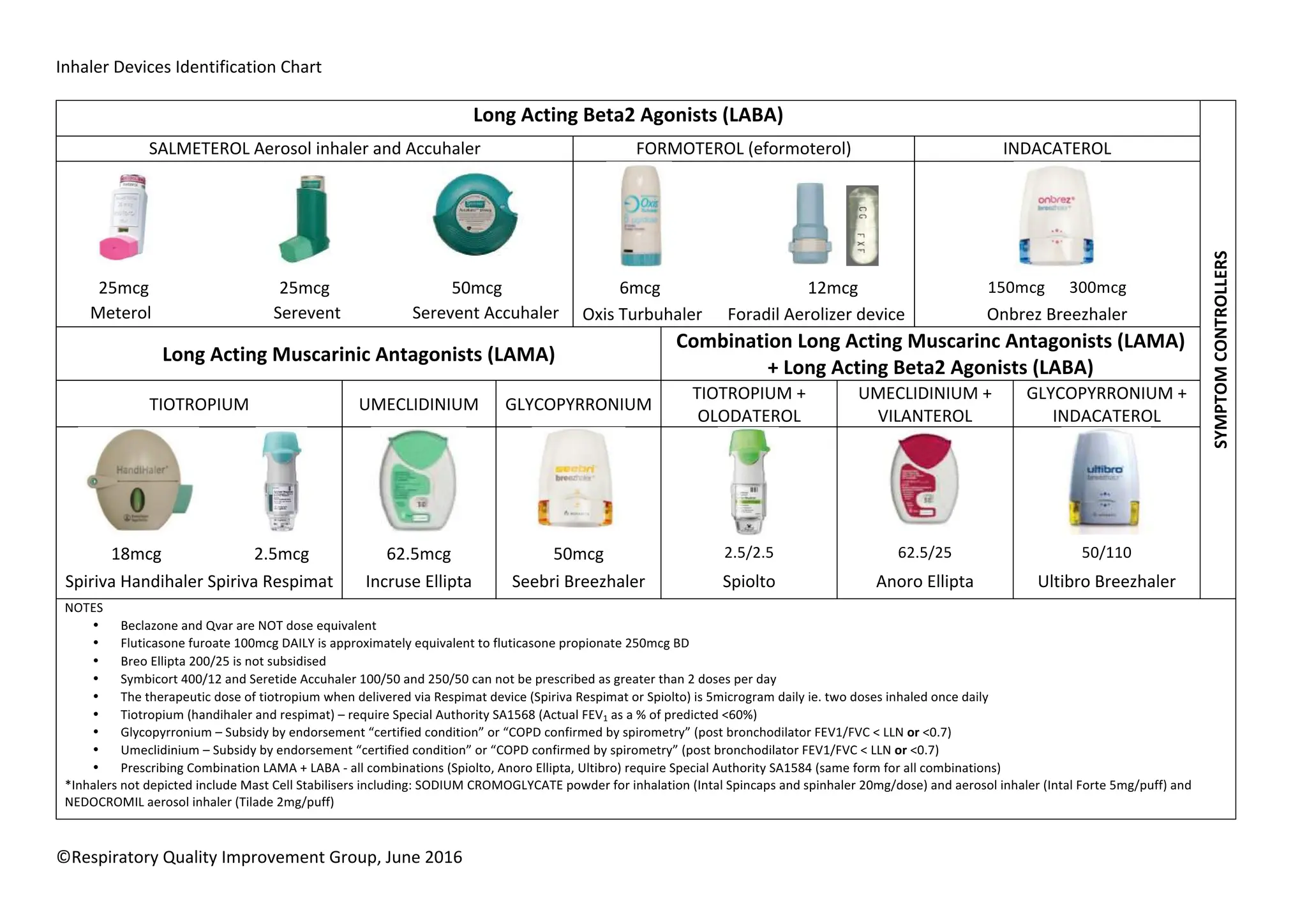 Common Inhaler Types Using In Hospital Pdf