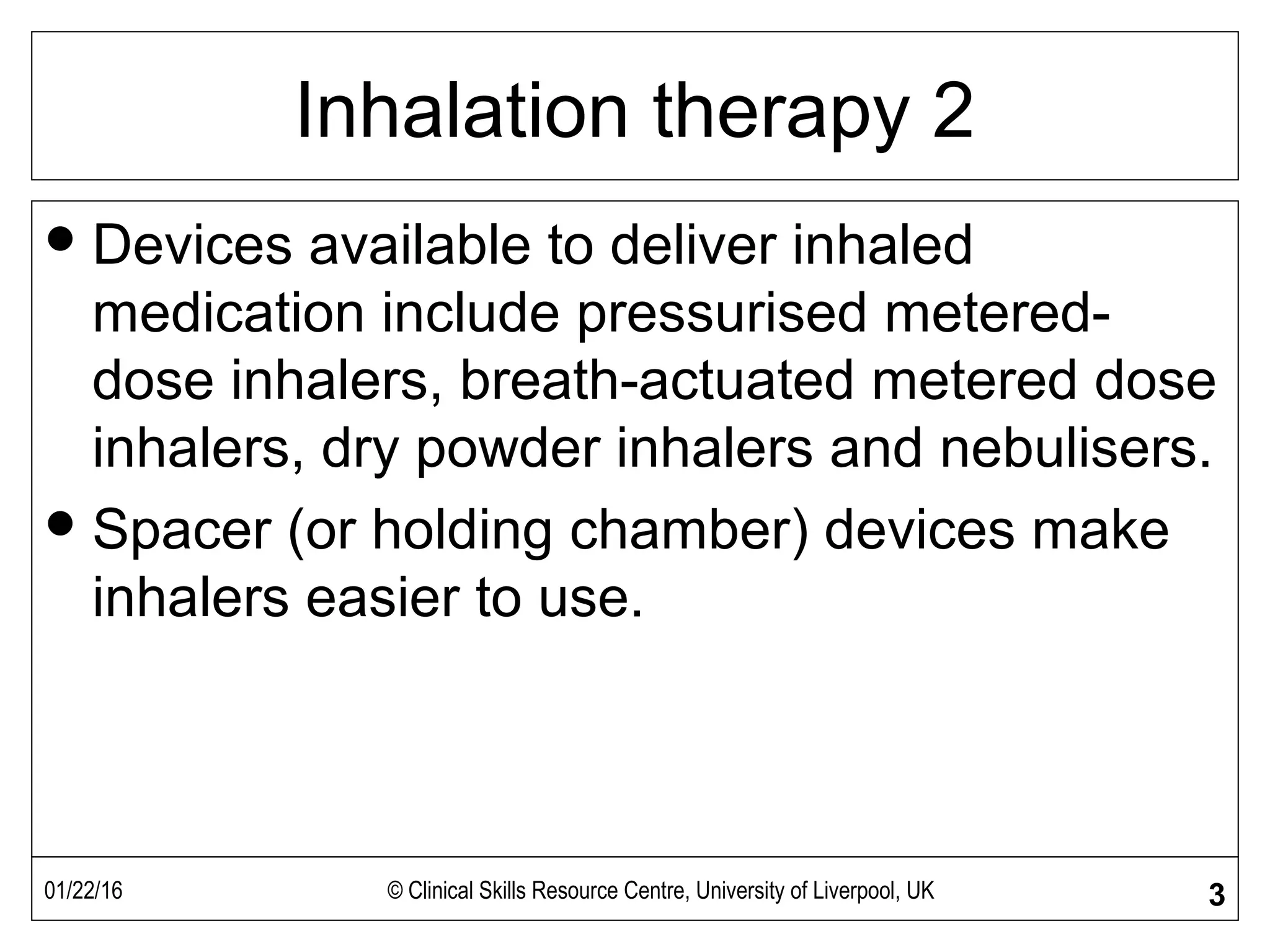 Inhaler Devices | PPT
