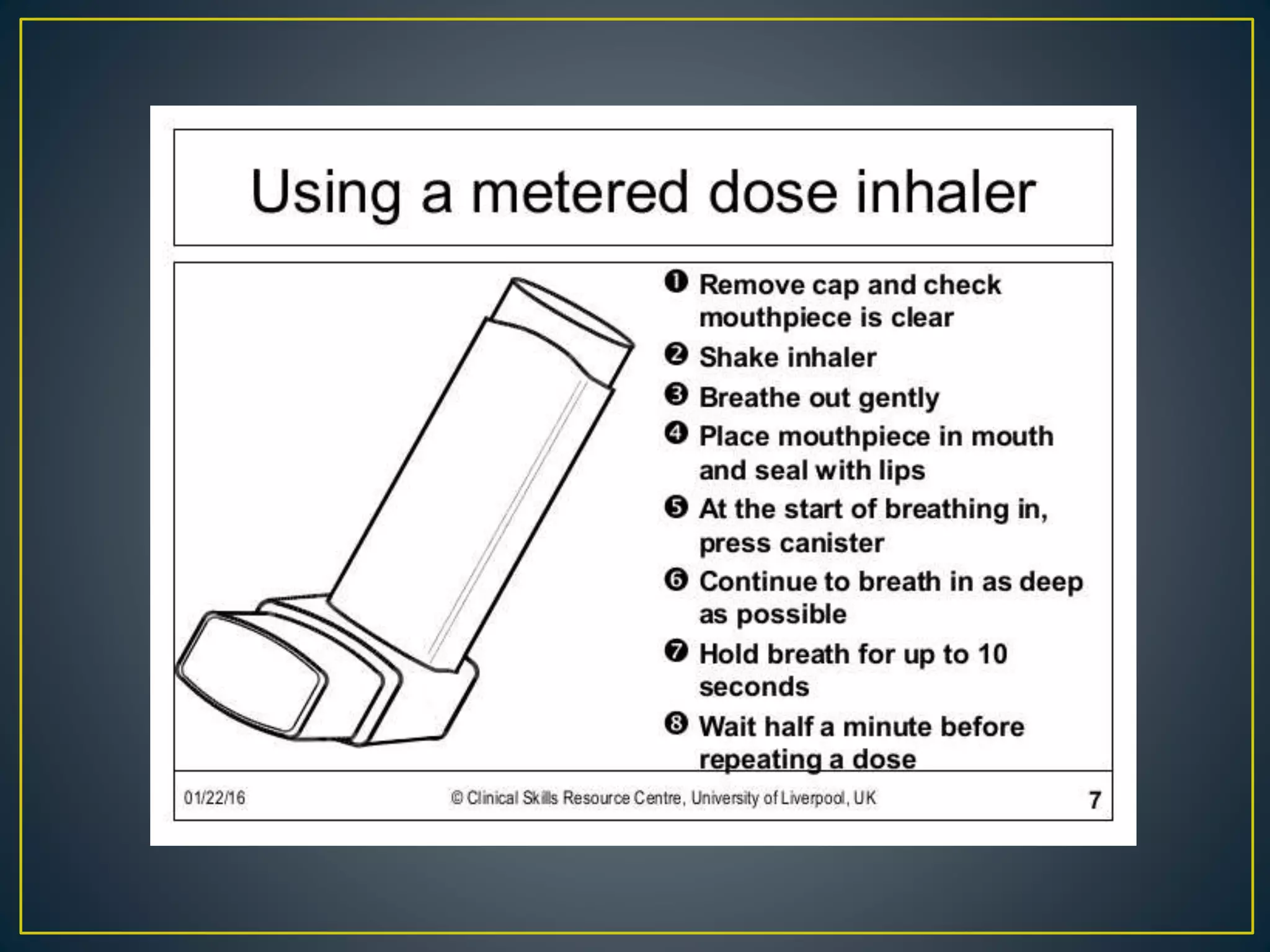 Inhaler | PPTX | Lung and Respiratory Health | Diseases and Conditions