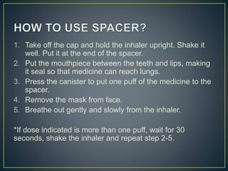 Inhaler | PPTX | Lung and Respiratory Health | Diseases and Conditions
