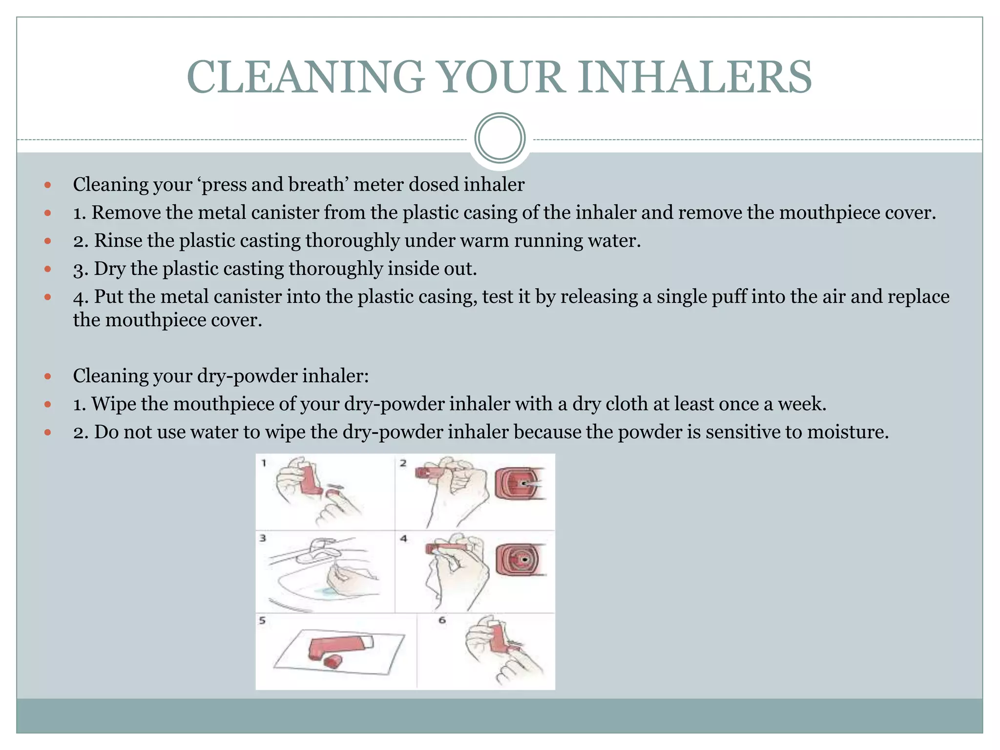 Inhaler techniques presentation | PPTX