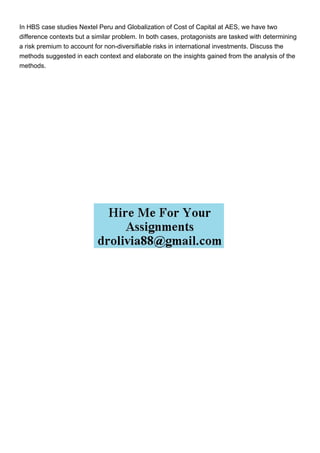 In HBS case studies Nextel Peru and Globalization of Cost of.pdf