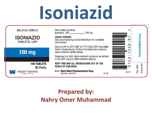 INH drug 'Isoniazid' | PDF | Pharmaceutical Drugs | Medical Health
