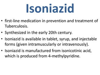 INH drug 'Isoniazid' | PDF