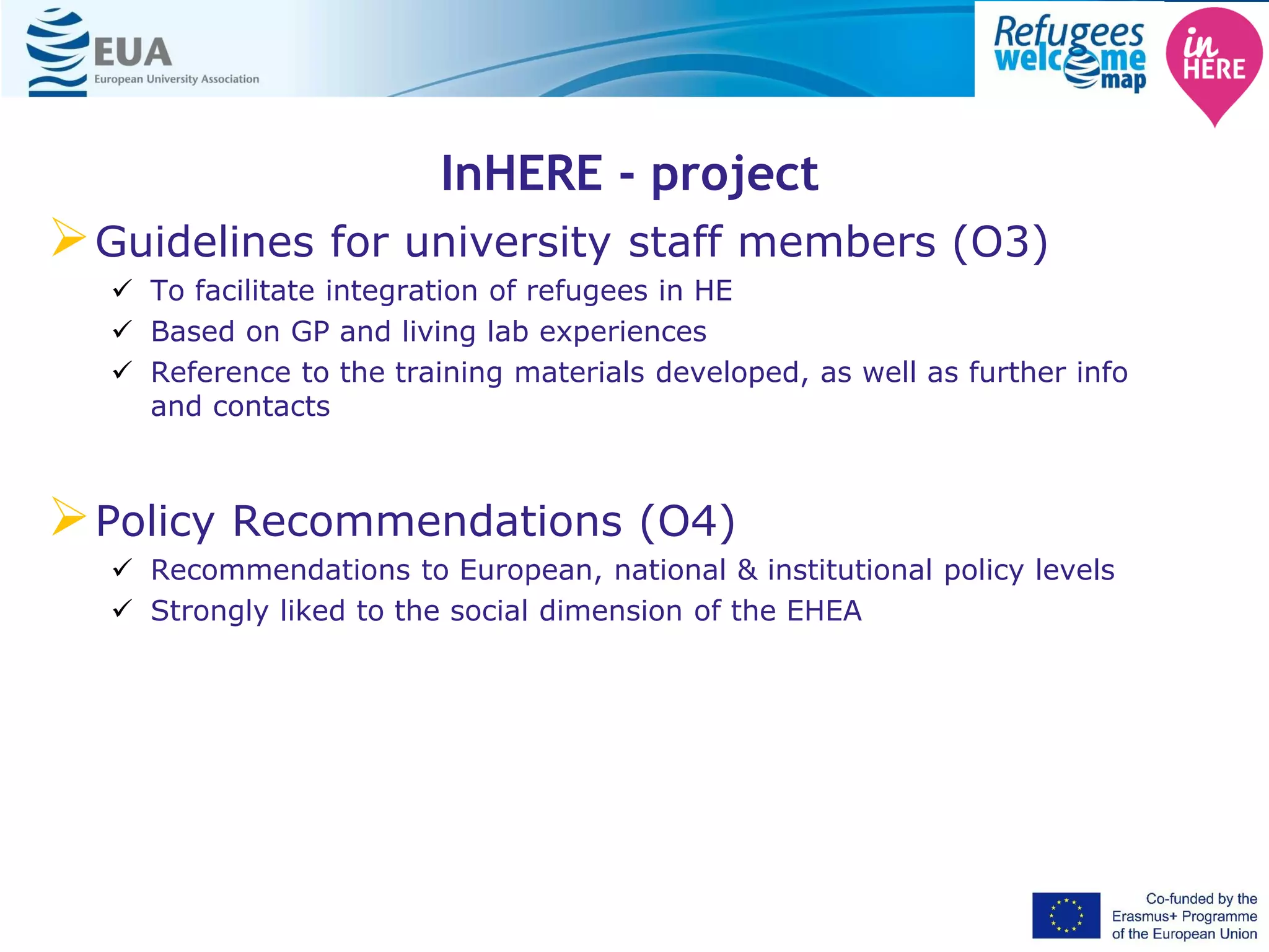 InHere Presentation DG EAC | PPT