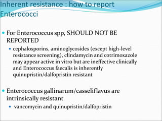 Inherent resistance amongst clinical microorganisms | PPT