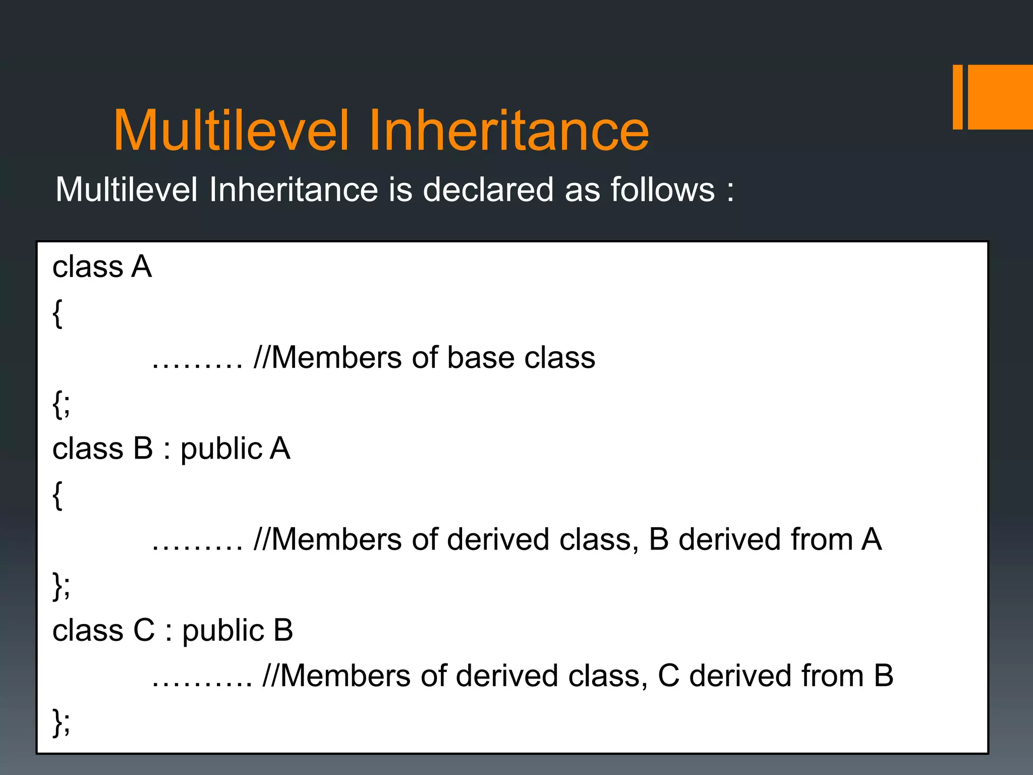Inheritance In Oops Pptx Programming Languages Computing