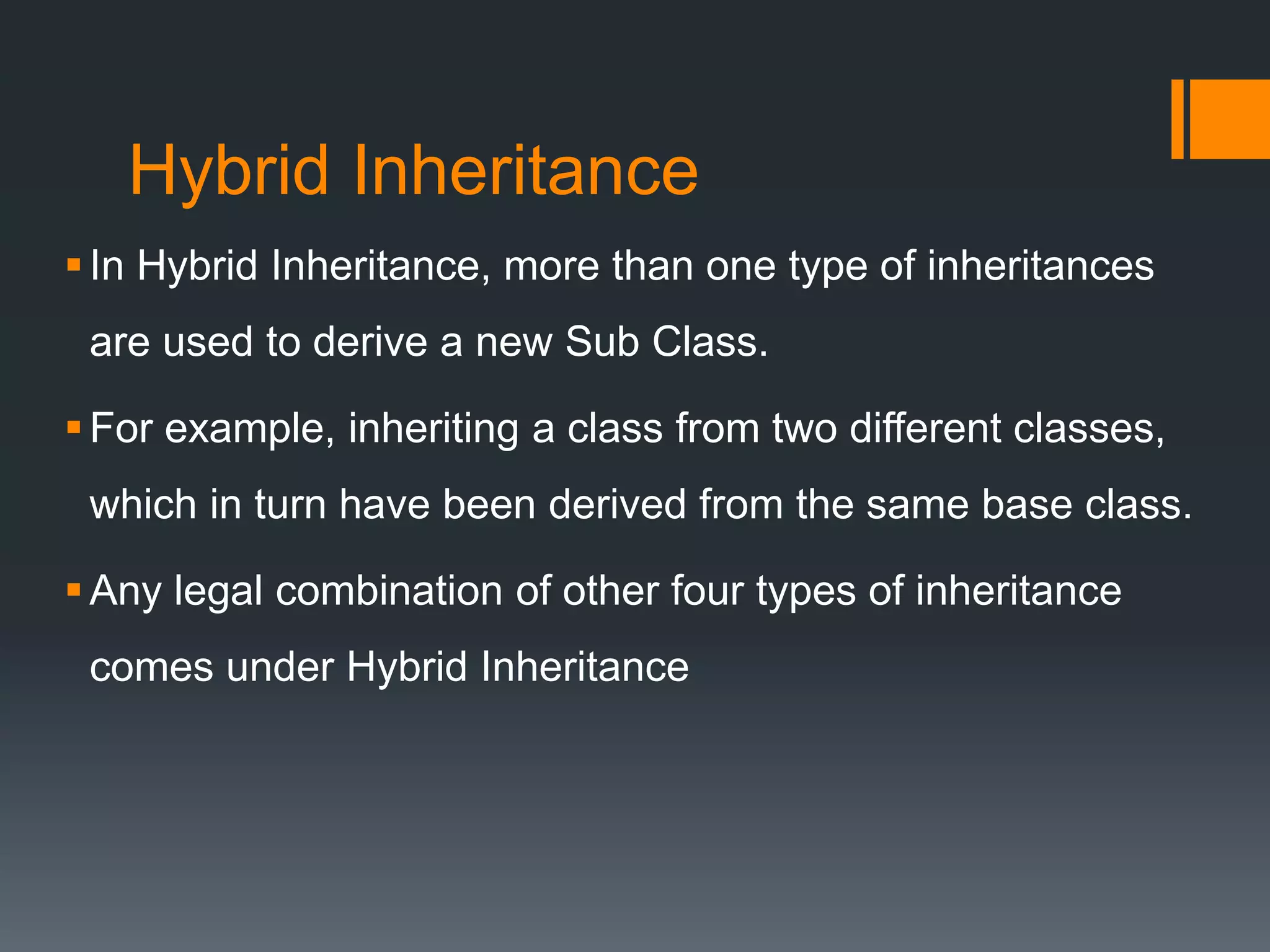 Inheritance In Oops Pptx Programming Languages Computing