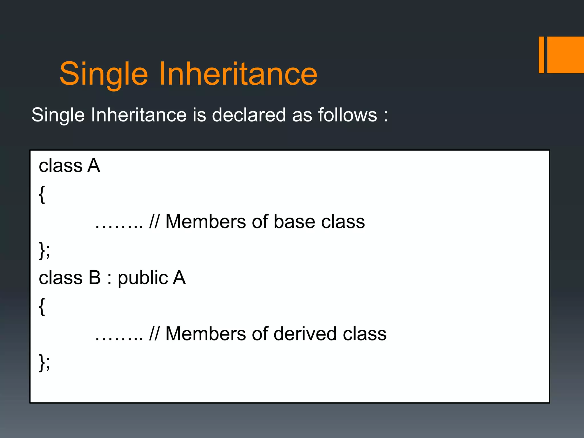 Inheritance In Oops Pptx Programming Languages Computing