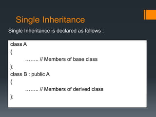 Inheritance in OOPS | PPTX