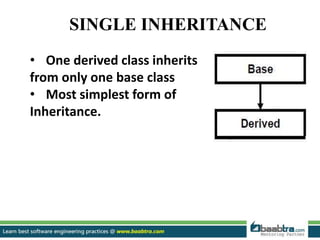 Inheritance in C++ | PPTX | Programming Languages | Computing