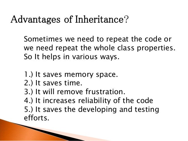 Inheritance