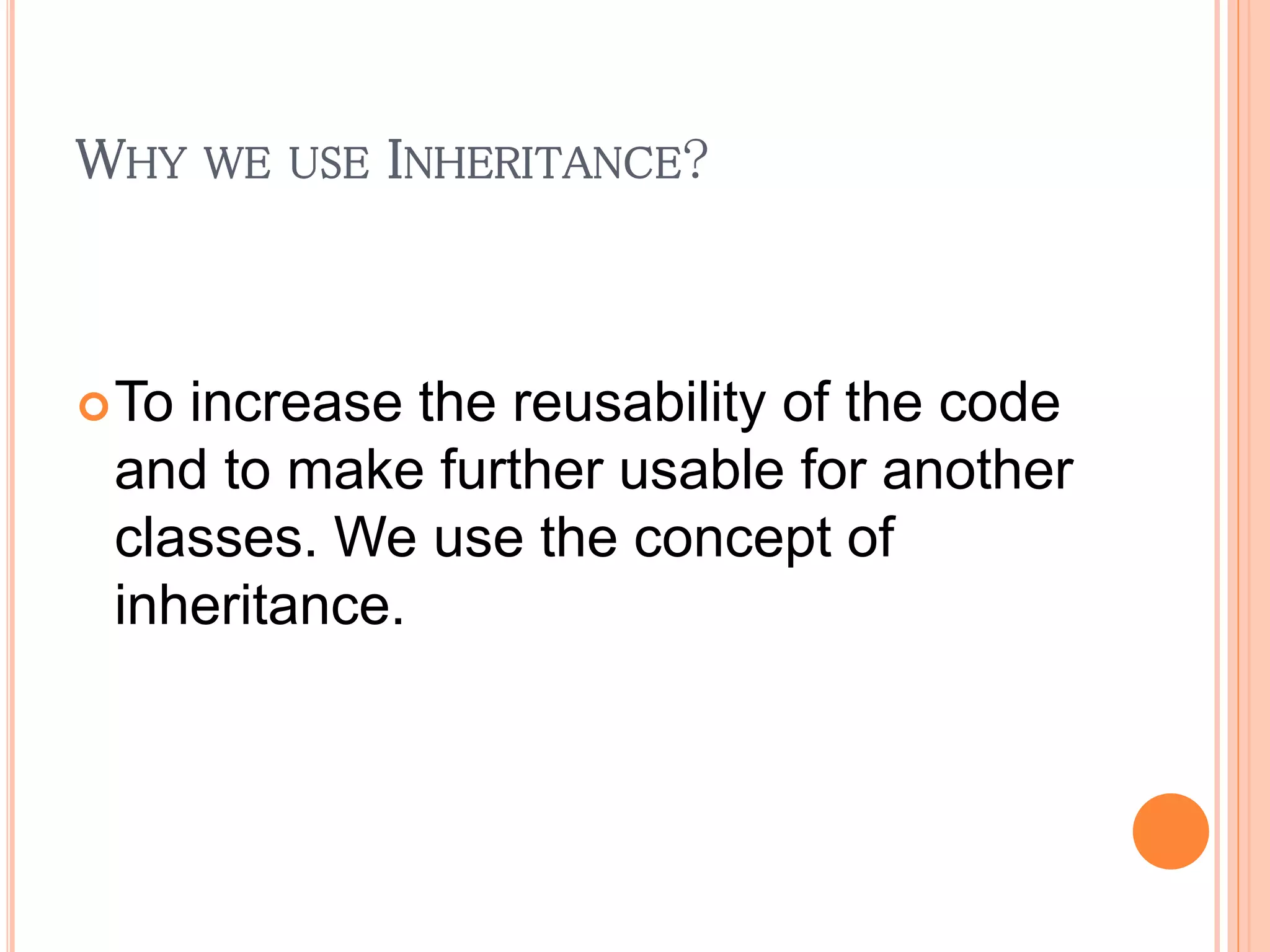 Inheritance in c++ | PPTX