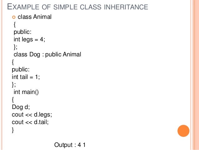 Inheritance In C++