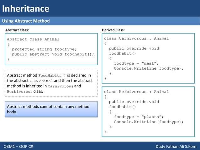 Object Oriented Programming Inheritance Ppt 6856