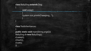 Inheritance in java | PPT