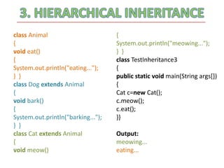 Java Inheritance | PPTX