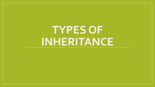 Inheritance In Java | PPTX