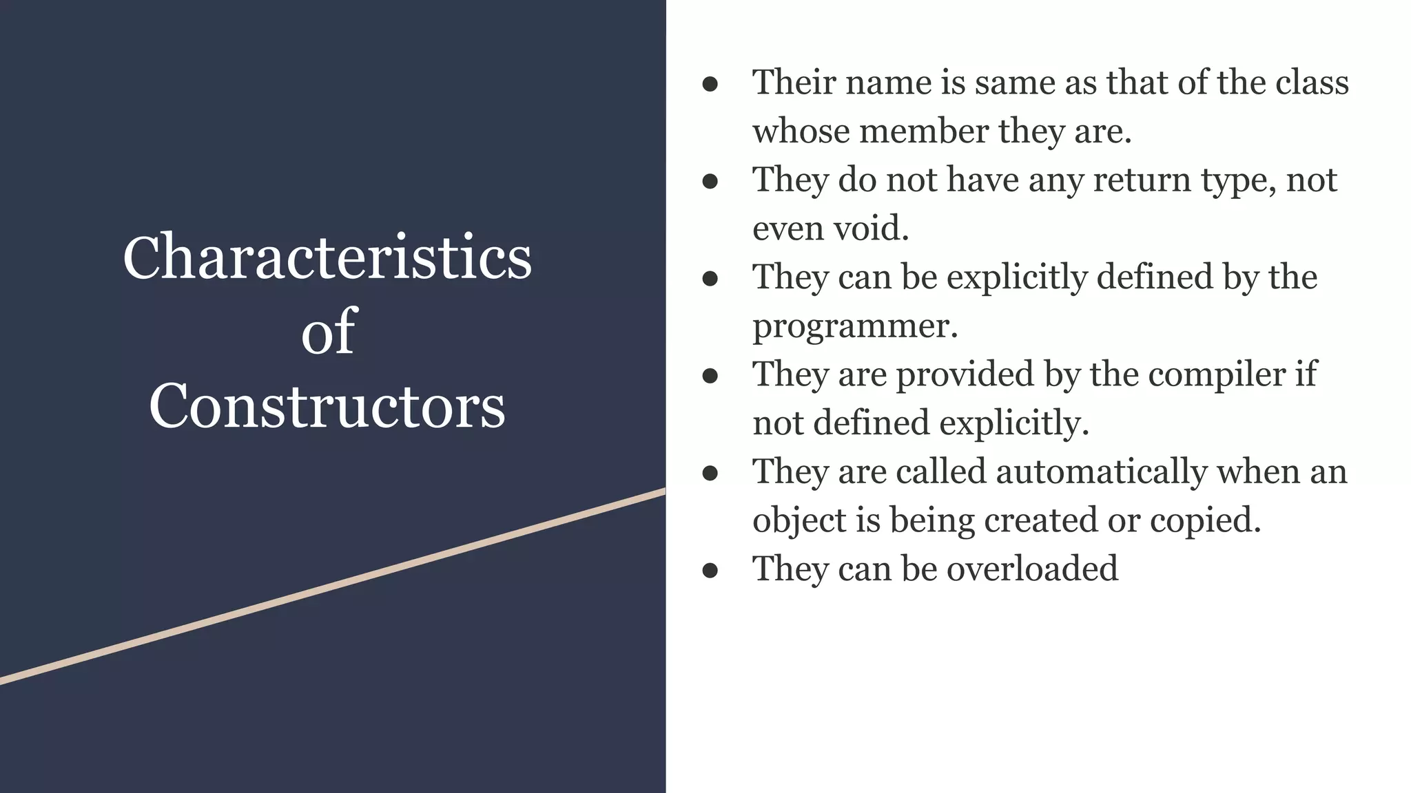 Inheritance,constructor,friend function | PPTX