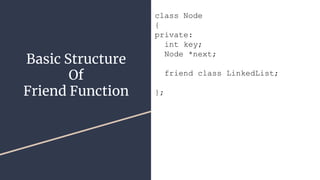 Inheritance,constructor,friend function | PPTX