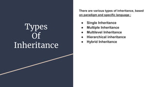 Inheritance,constructor,friend function | PPTX