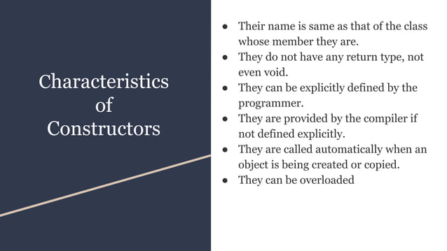 Inheritance,constructor,friend function | PPTX