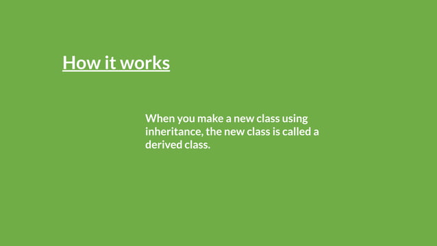 Inheritance In Programming Ppt 