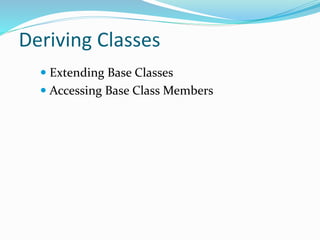 C# Inheritance | PPTX