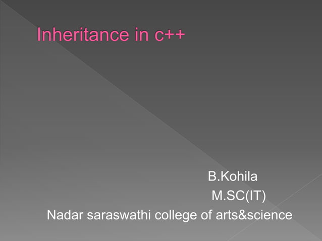 Inheritance | PPT