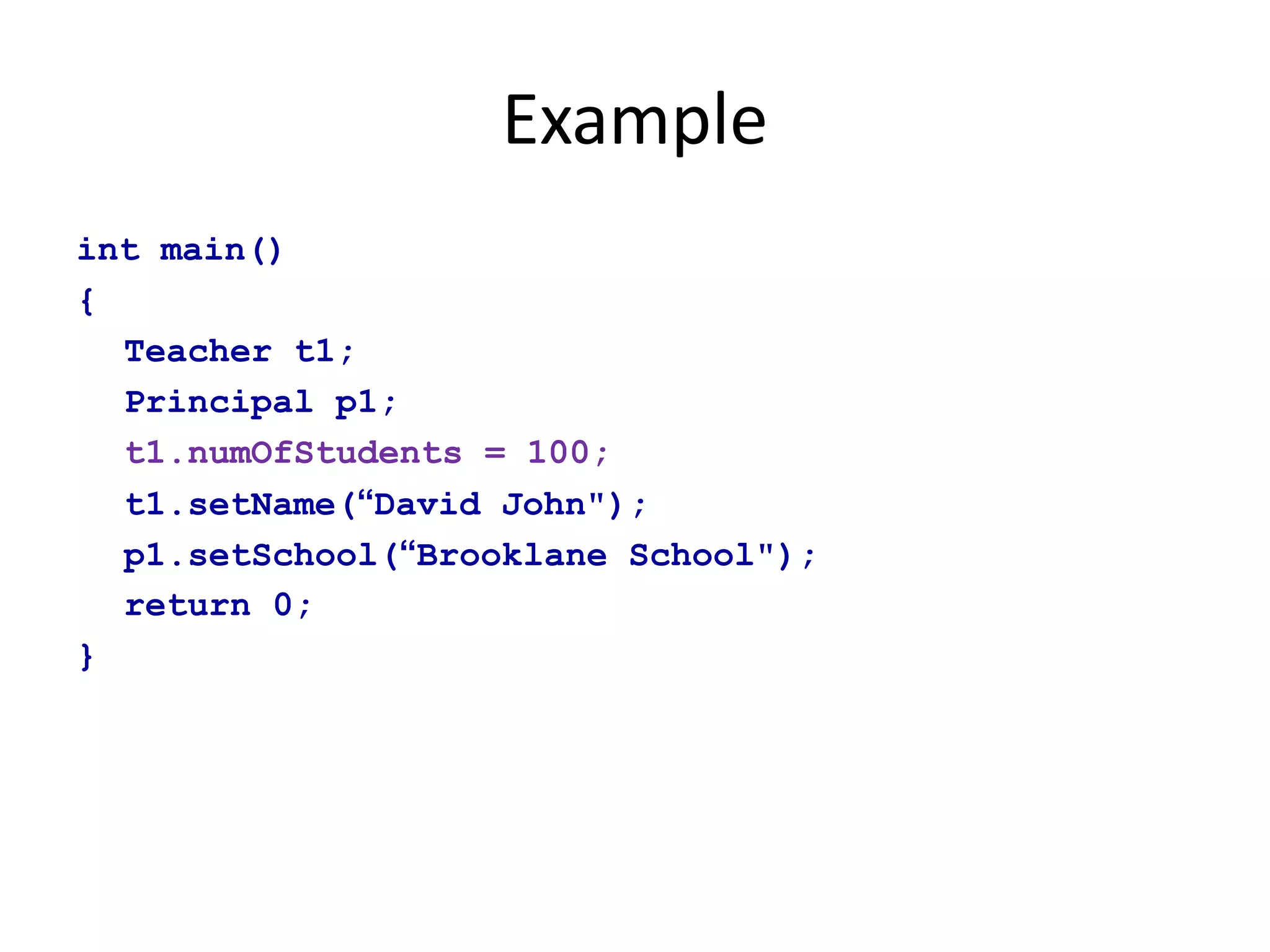 INHERITANCE.pptx | Programming Languages | Computing