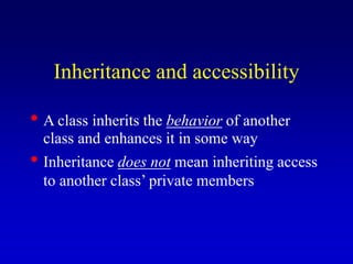 Inheritance.ppt | Programming Languages | Computing