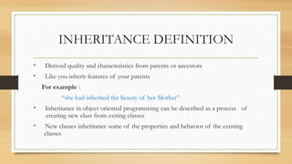 Inheritance | PPTX