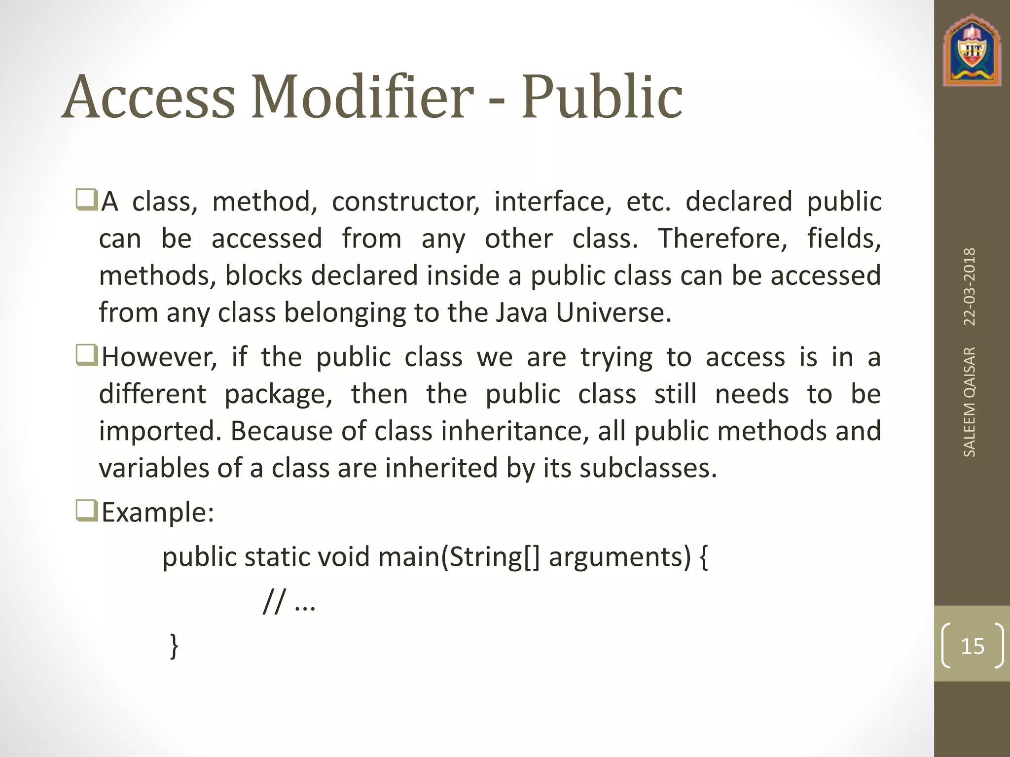Inheritance and its types In Java | PPTX