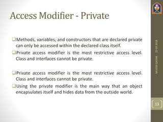 Inheritance and its types In Java | PPTX
