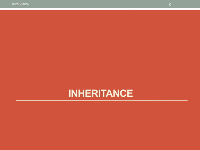 Inheritance Packages And Interfacespptx 8139
