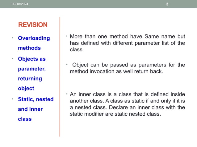 Inheritance Packages And Interfacespptx 4995